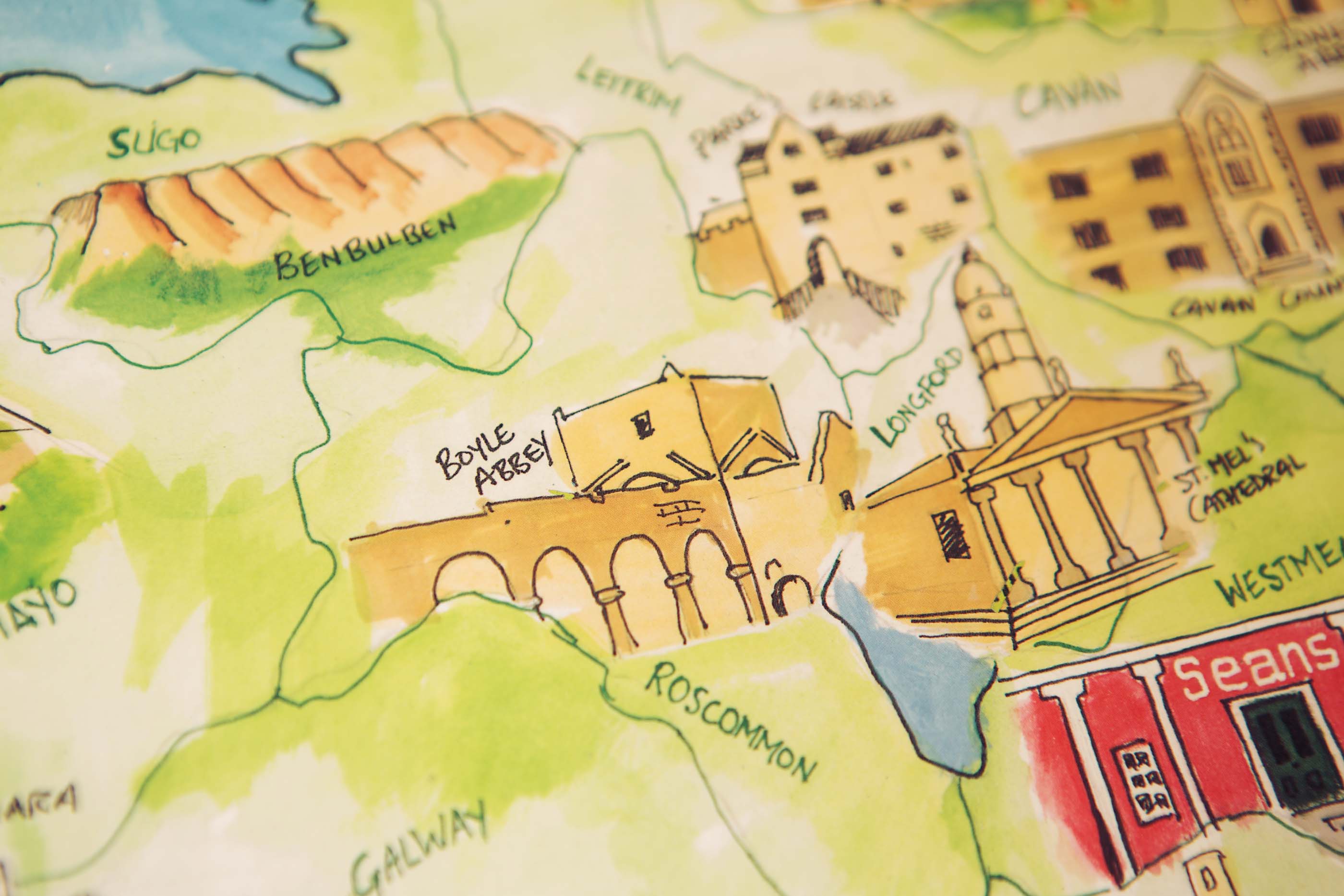 What The Locals Say - Boyle Abbey – scratchablemapireland