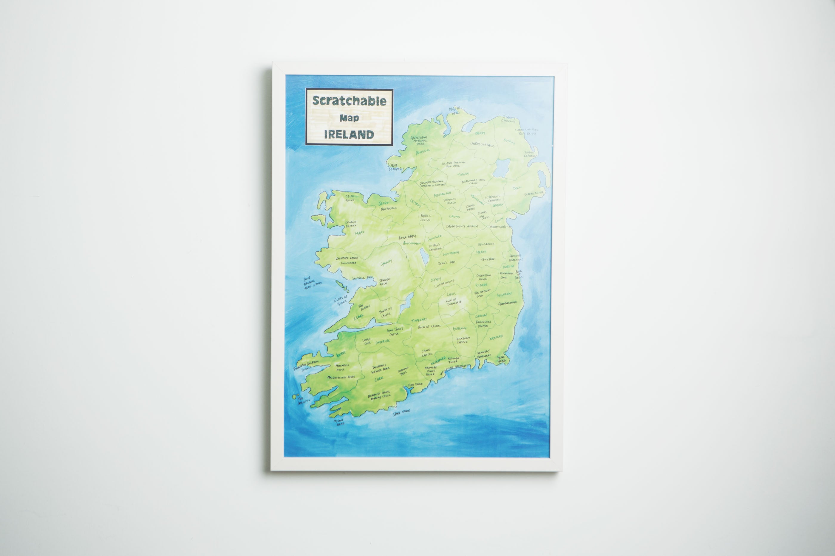Scratchable Map Ireland - Places To Bring Your Mammy This Mothers Day ...