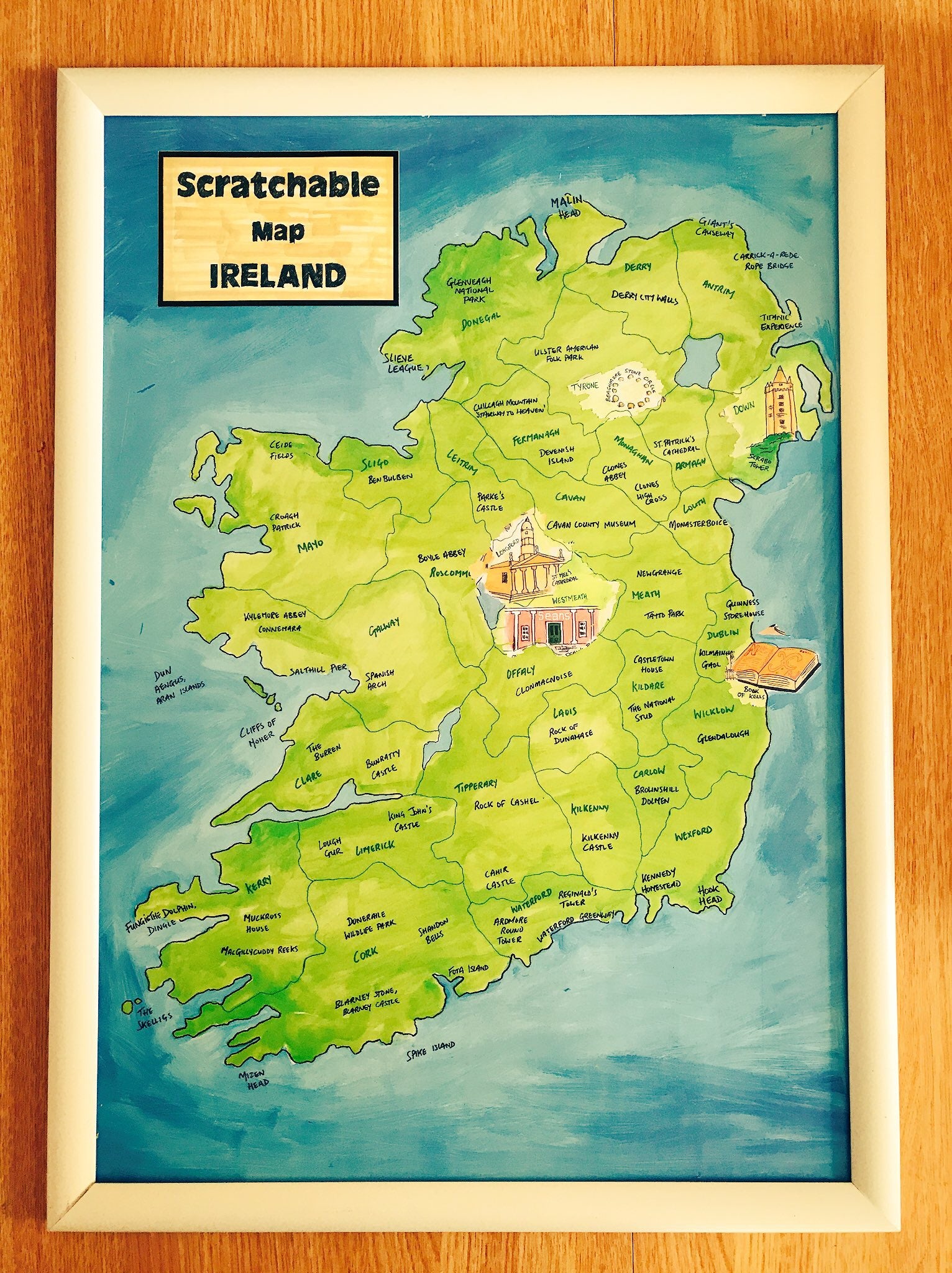 A to Z of Scratchable Map Ireland – scratchablemapireland