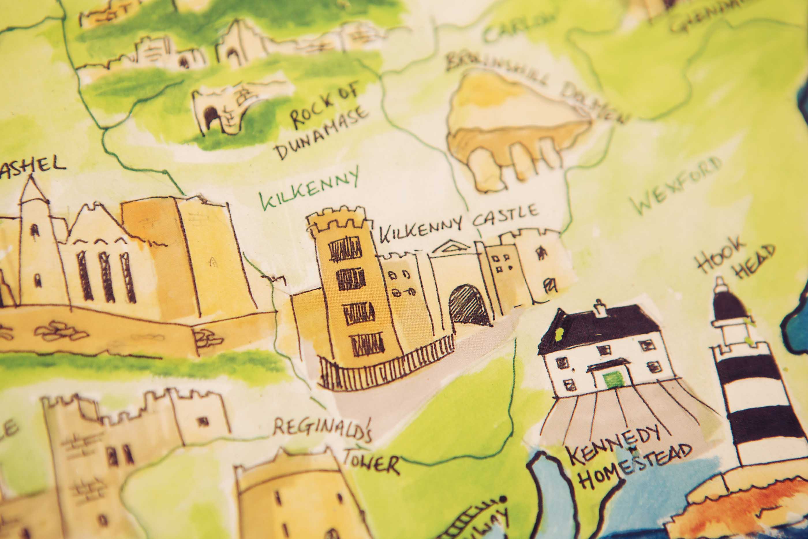 Scratchable Map Ireland - A Locals Guide To Kilkenny ...