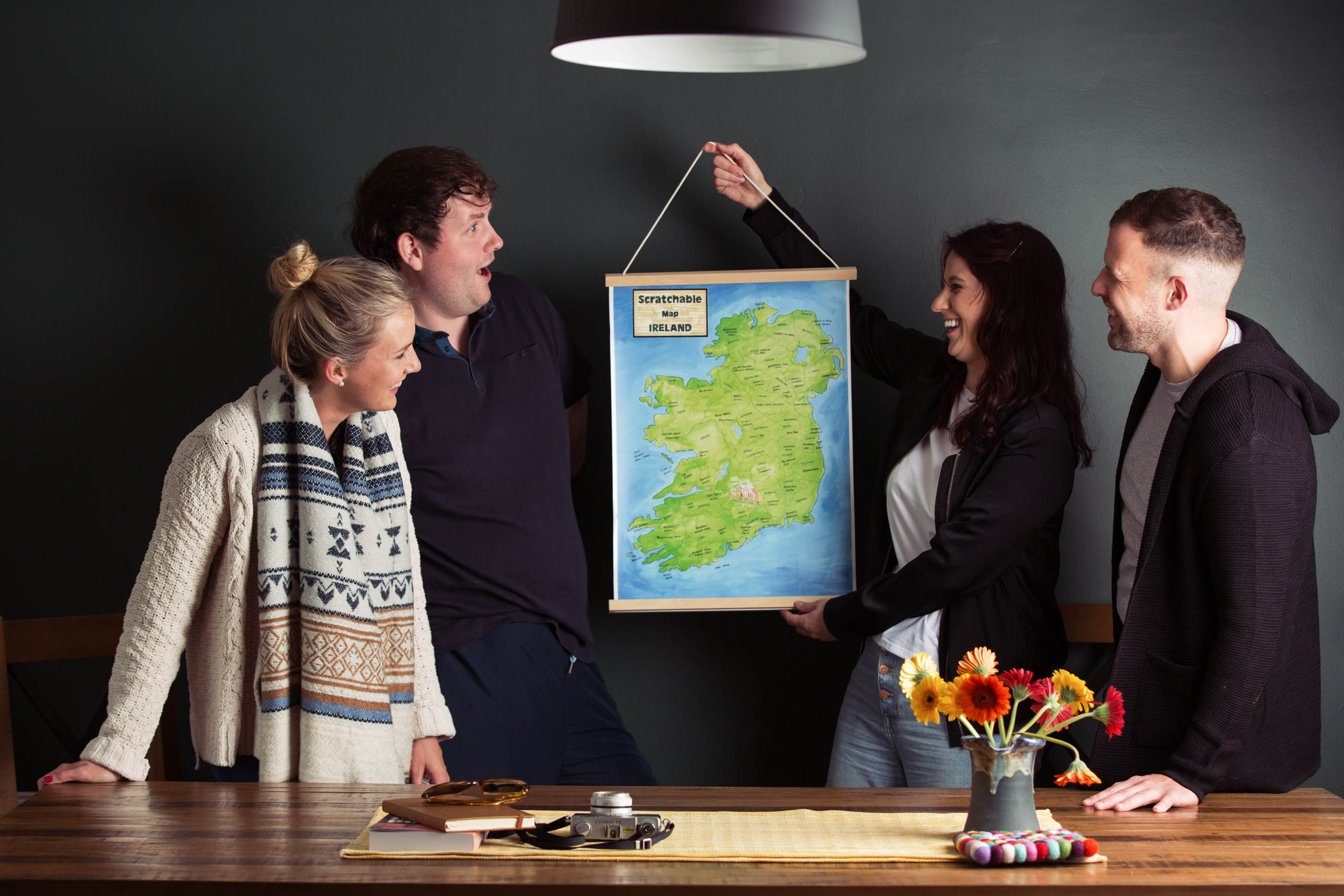 Scratchable Map of Ireland - Beautifully Designed Scratch Map of ...